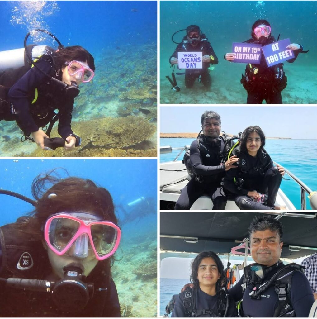 Tisya Dives to 100 Feet on 15th Birthday, creates a new record (on ...